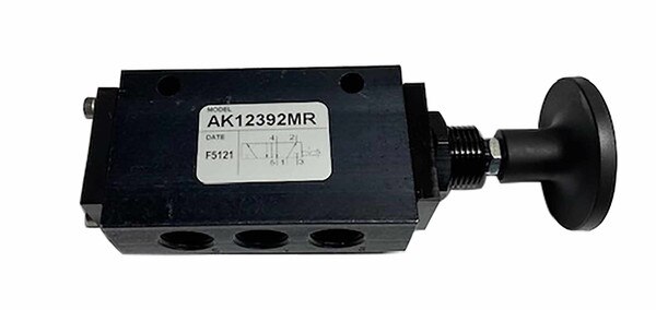 AK12392MR Push-Pull Control Valve; 4-WAY; 2 POS; 3/8" NPT 5-Port ...