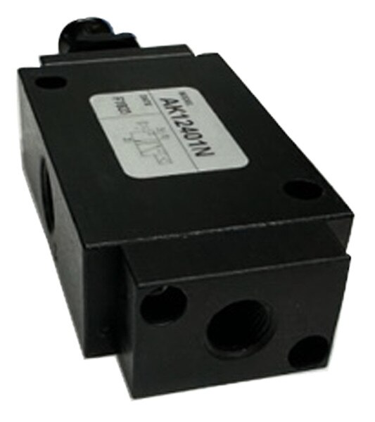 AK12401N Push-Pull Control Valve; 3-WAY; 2 POS; 3/8" NPT 3-Port; w ...