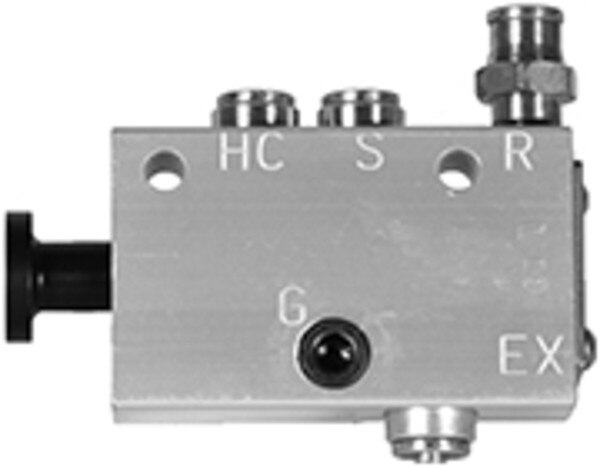 AK12402N Push-Pull Control Valve With reset; 3-WAY; 2 POS; 3/8" NPT ...