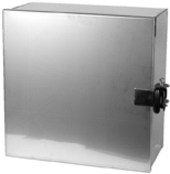 FS-6967-2SS Air Control Box; Empty; SS; Pre-Punched Holes (8"x8"x 4 ...