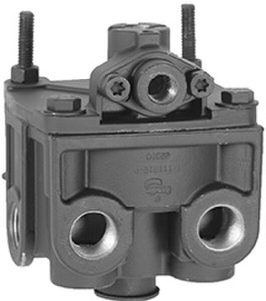 FS800481X Bendix R-12DC Relay Valve W/ 2 Horizontal DEL & 2 Vertical ...