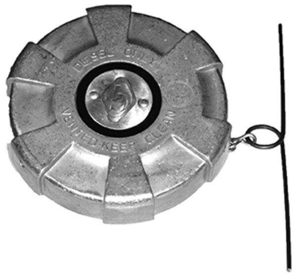 GTD8130 Diesel Fuel Tank Cap; 4 In - 8NPLS; Venting | FleetSpec