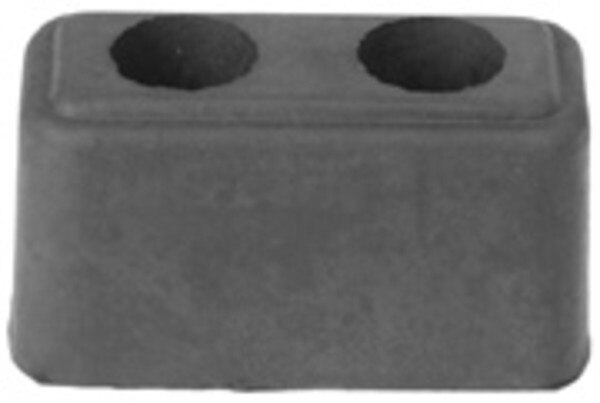 RDB1000 Rubber Dock Bumper; Rectangular 6 x 2 3/4 x 3 | FleetSpec